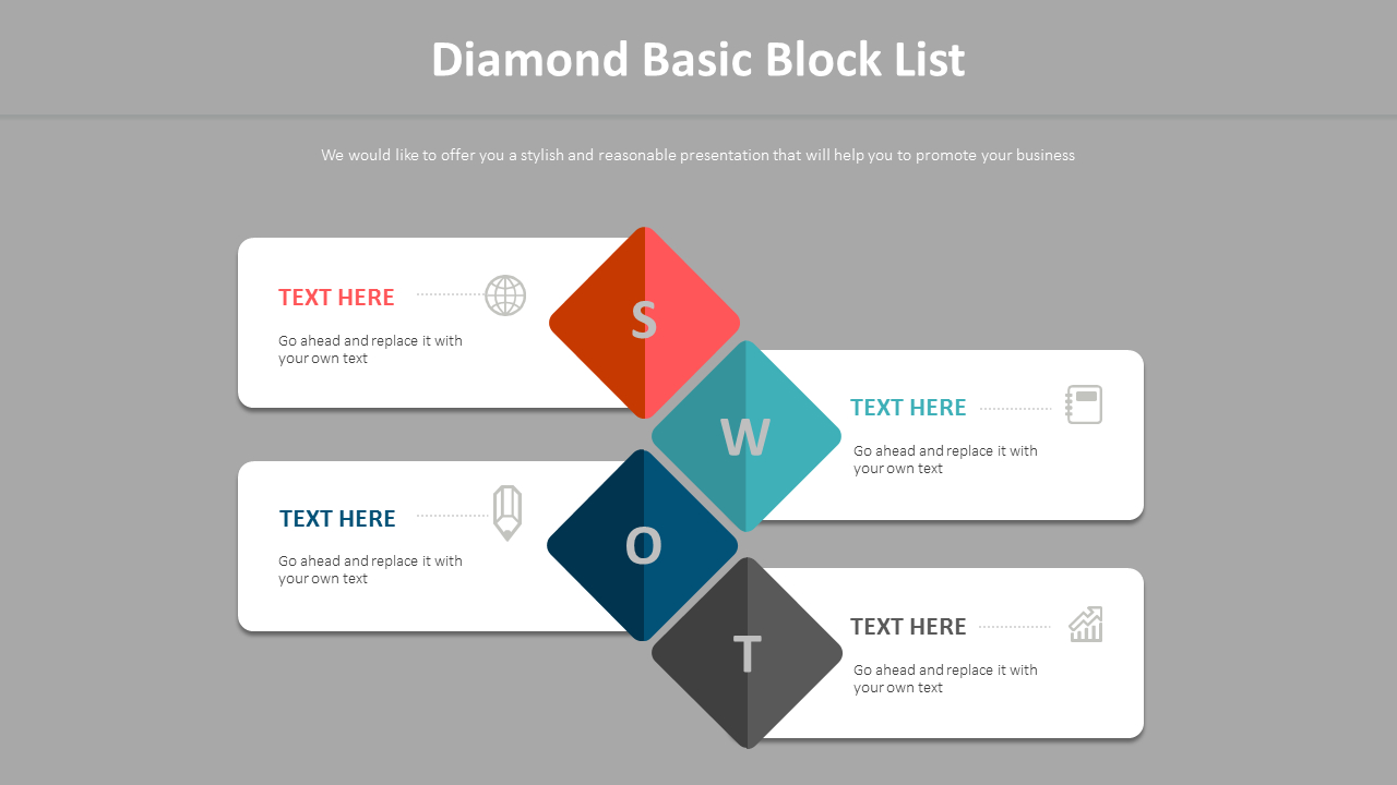Diamond Basic Block List Diagram SWOT diamond-basic-block-list-diagram-swot