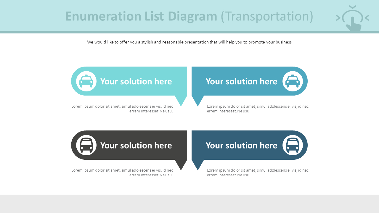 Enumeration List Diagram (Transportation)