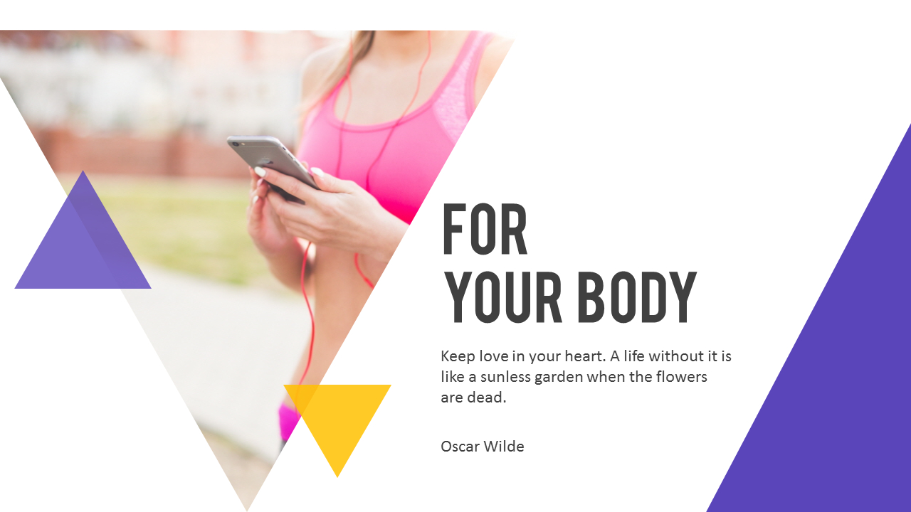 Fit Life PowerPoint Templates Design