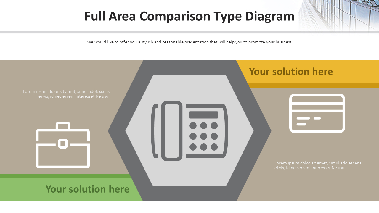 Full Area Comparison Type Diagram|Relationship