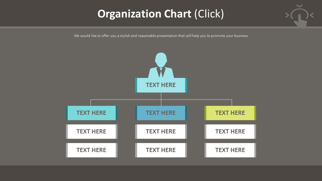 Organization Chart Diagram (Click)|Hierarchy