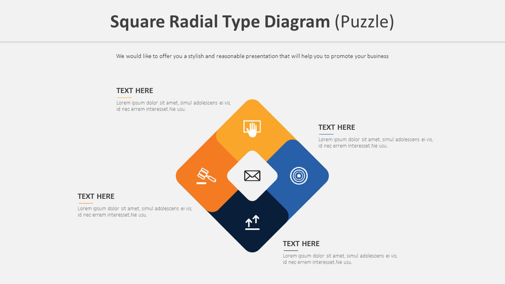 Square Radial Type Diagram (Puzzle)|Cycle