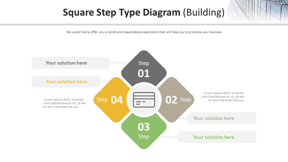 Square Step Type Diagram (Building)|List