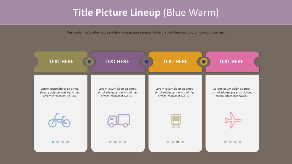 Title Picture Lineup Diagram (Blue Warm)