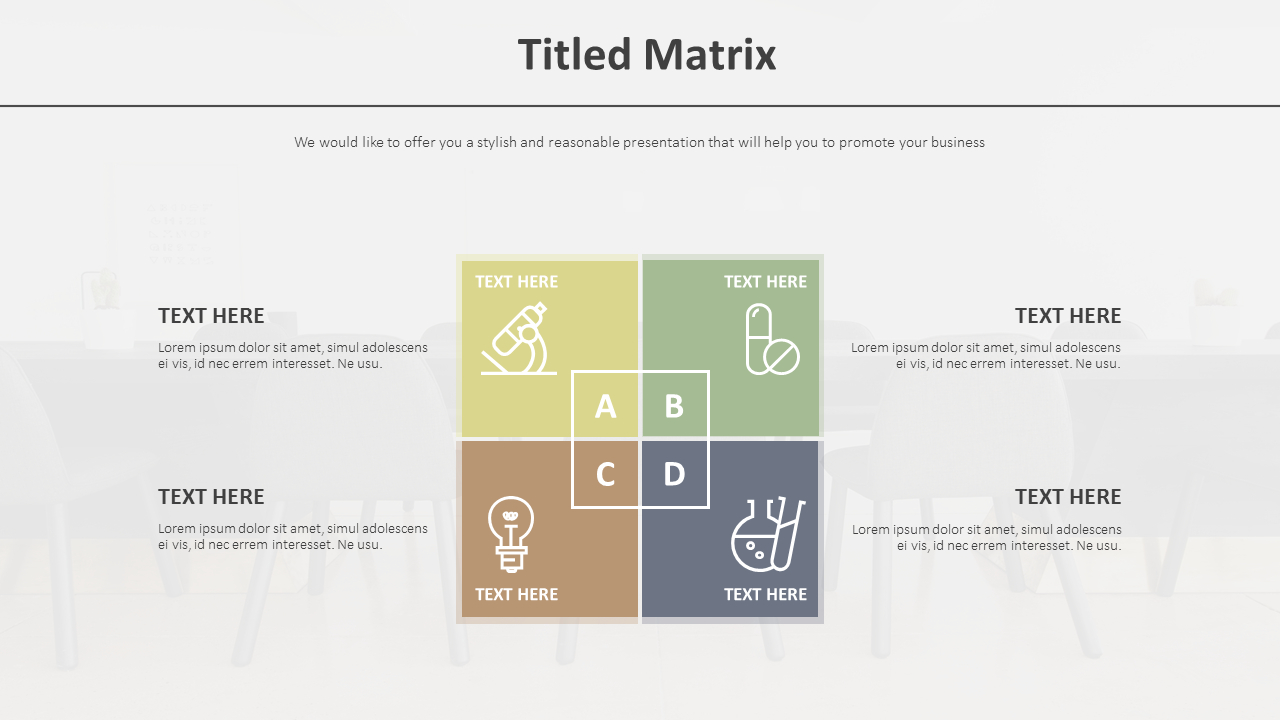 Titled Matrix Diagram