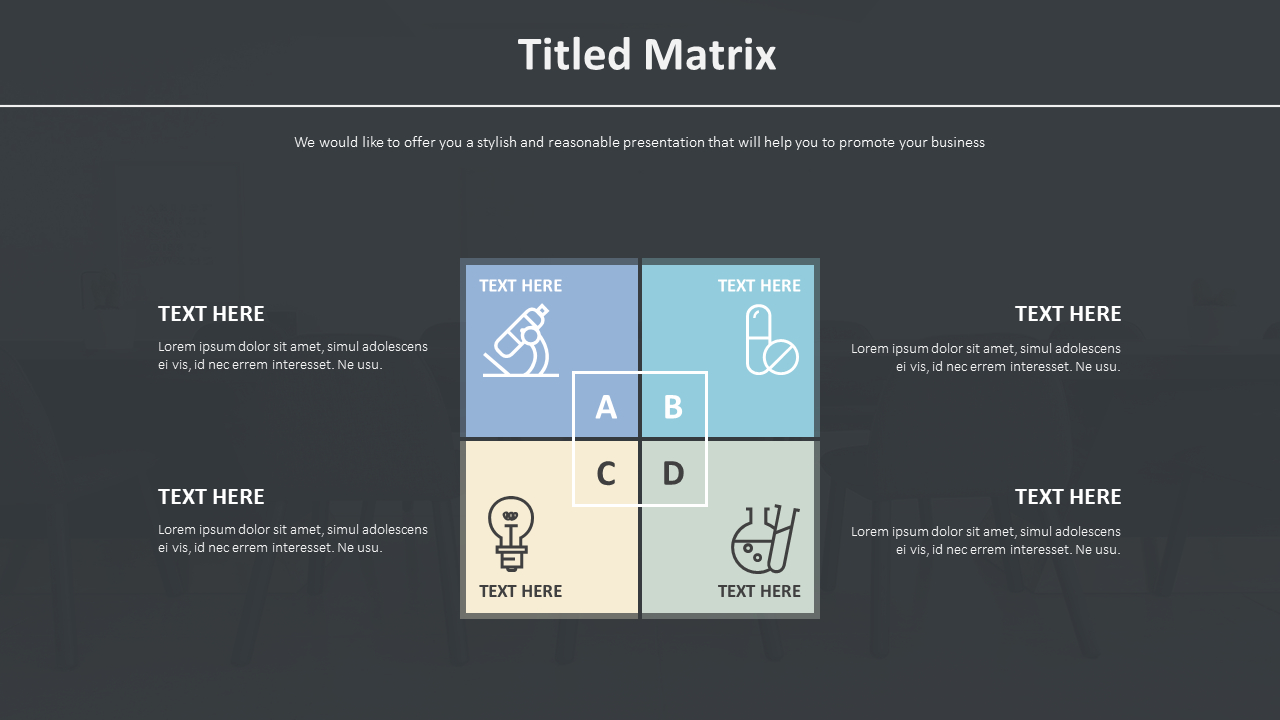 Titled Matrix Diagram