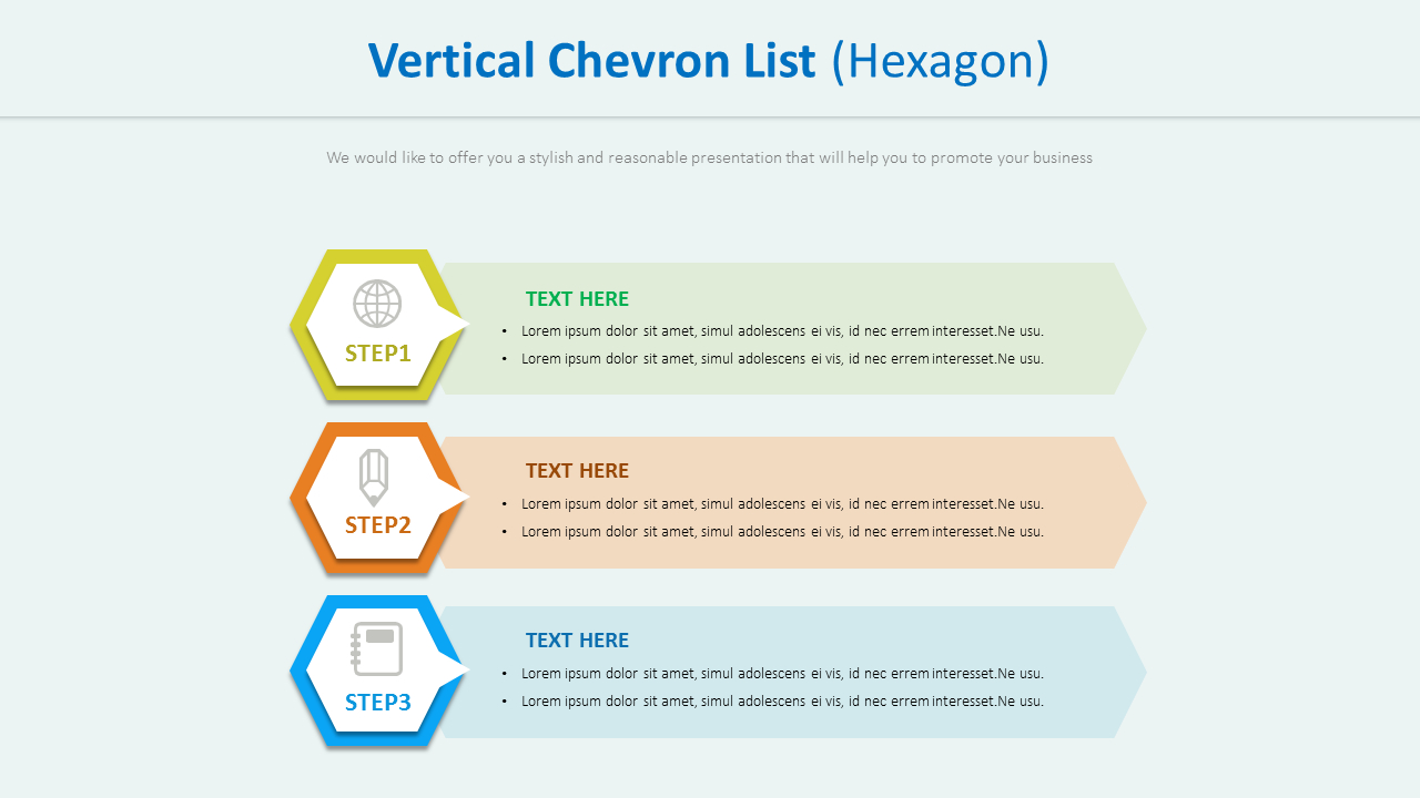 Chevron Smartart List