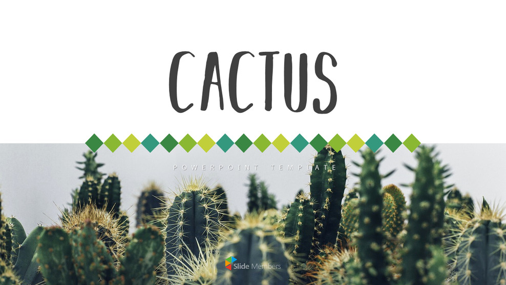 Cactus PowerPoint Templates Design