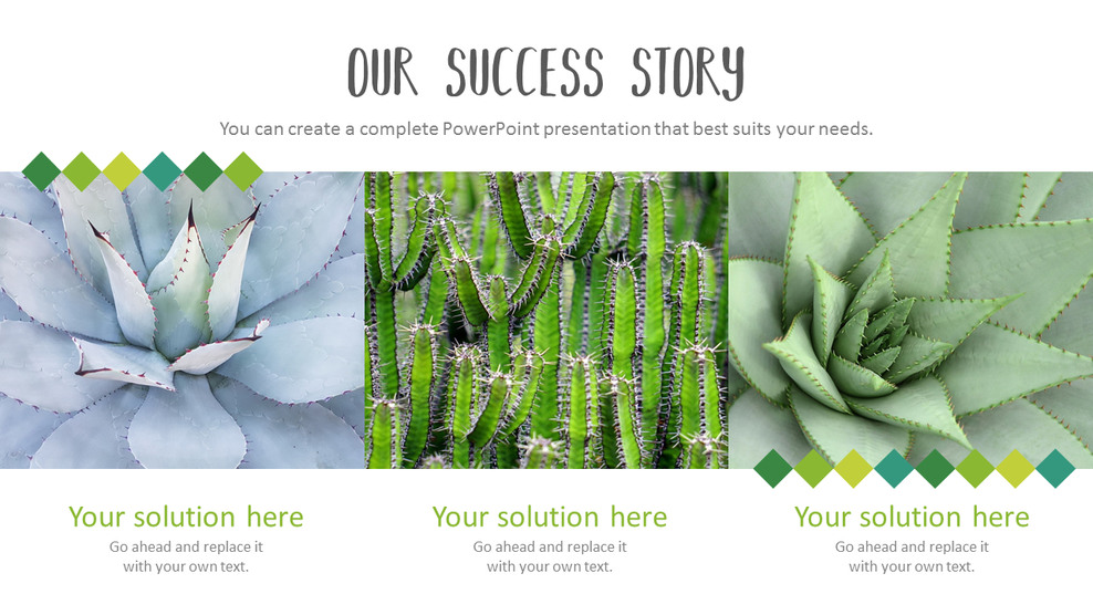 Cactus PowerPoint Templates Design