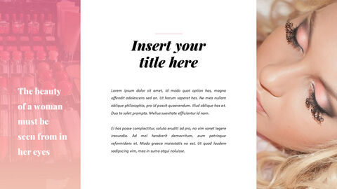 Cosmetic & Makeup PowerPoint Templates Design