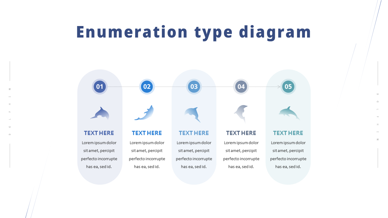 돌고래 파워포인트 템플릿 멀티디자인