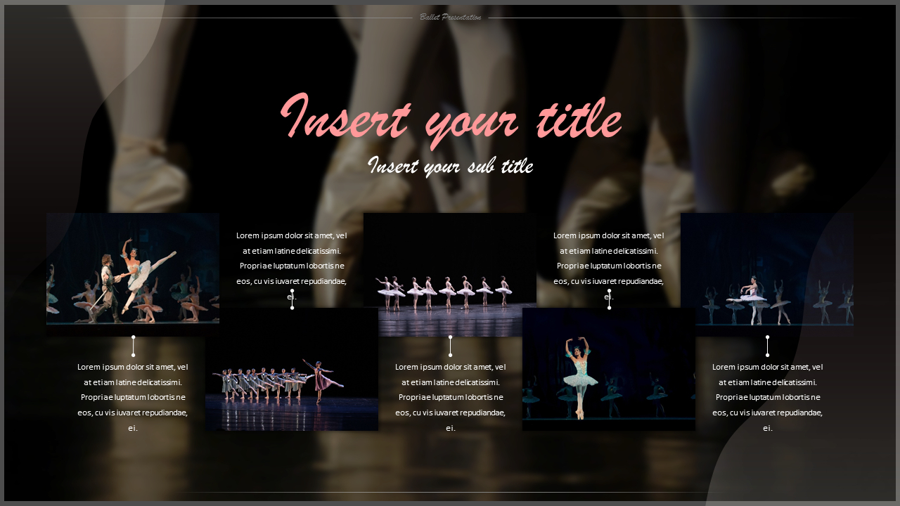 Ballet Presentation PowerPoint Templates Design