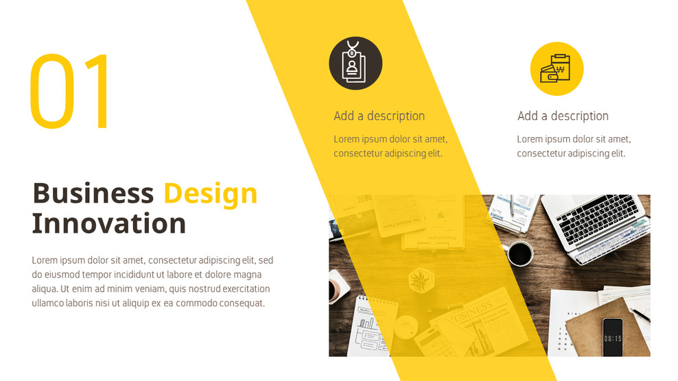 Business Design Innovation PowerPoint Templates for Presentation