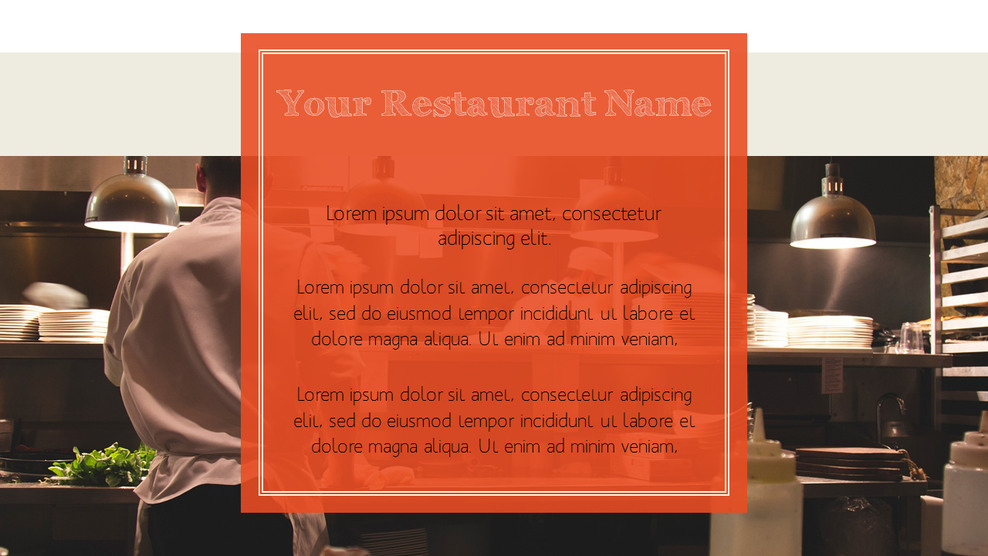 Fine Culinary Experiences PowerPoint Presentation Templates