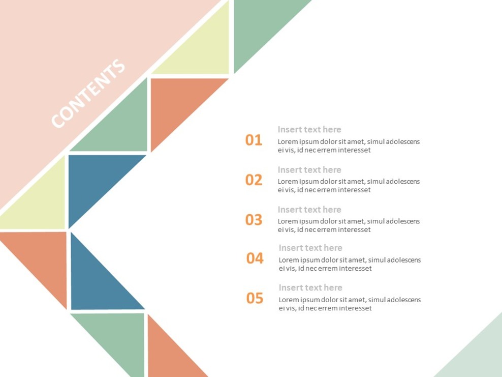 Colorful Diagonal Lines - Free Powerpoint Template