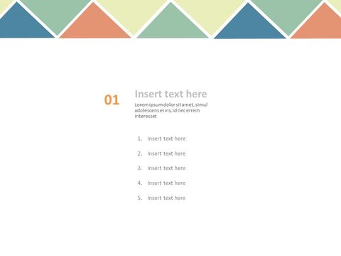 Colorful Diagonal Lines - Free Powerpoint Template