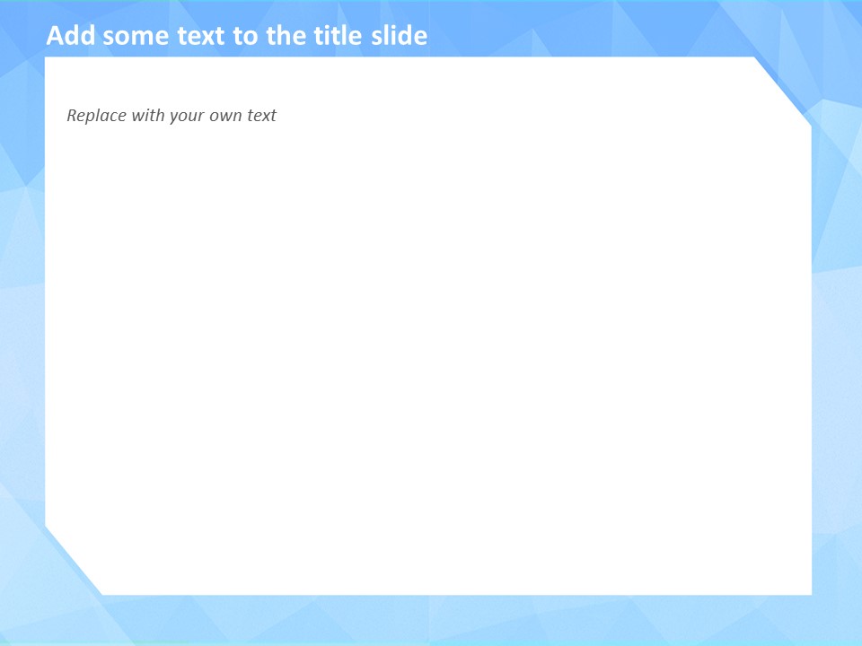 Free Design Template - Blue Straight Lines|PPT|Slides