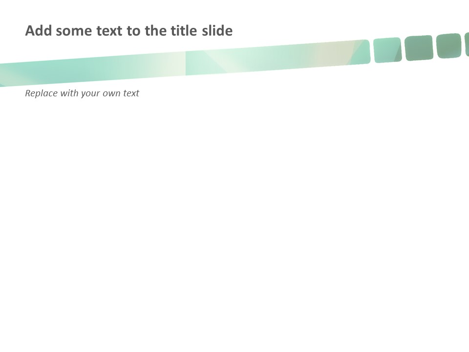Free PPT Sample - Green Lighting Effect With Tiled Pattern