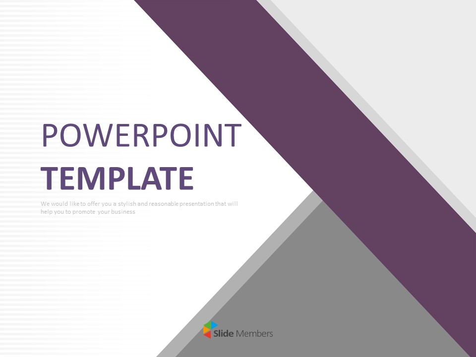 Purple Powerpoint Template