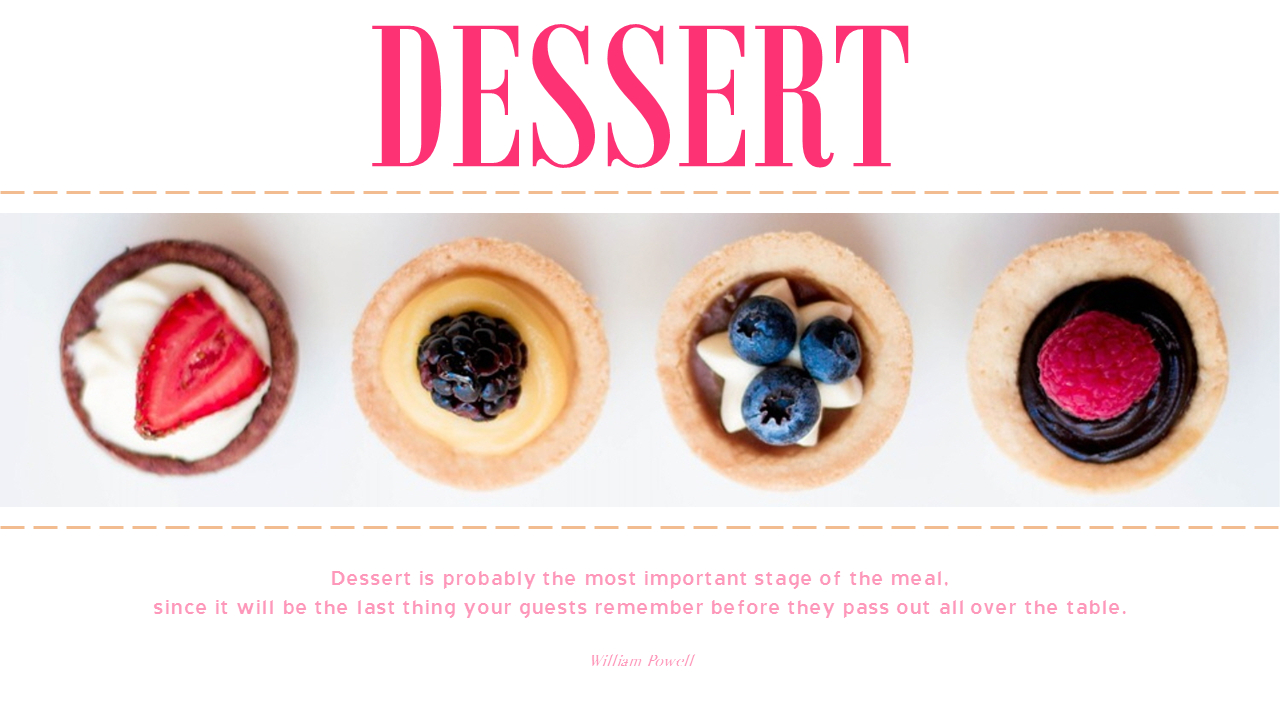 Free Dessert|Theme Slides