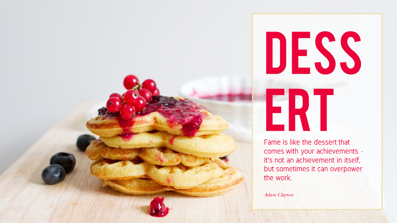 Free Dessert|Theme Slides