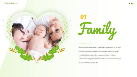 My Beloved Family PowerPoint Templates for Presentation