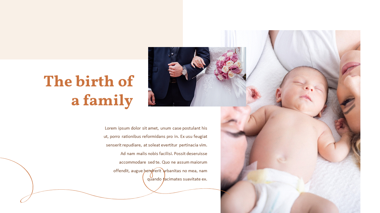 Story of a Family PowerPoint Templates Design