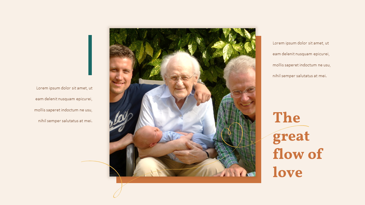 Story of a Family PowerPoint Templates Design