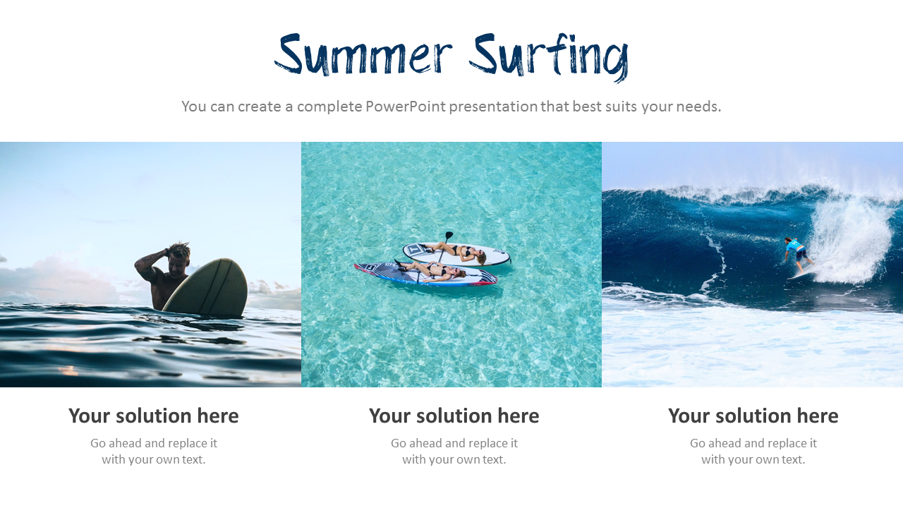 Surfing PowerPoint Templates