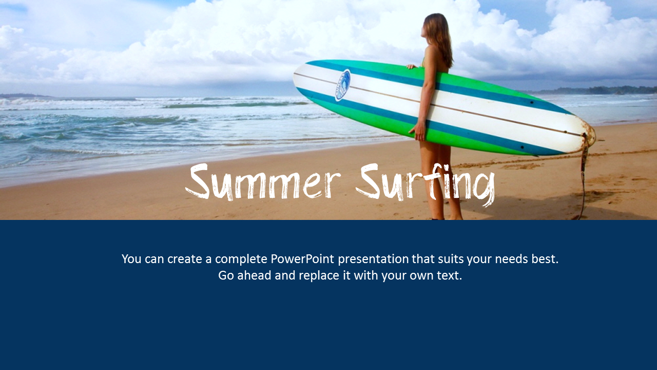 Surfing PowerPoint Templates