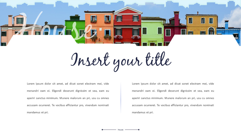 House PowerPoint Templates for Presentation