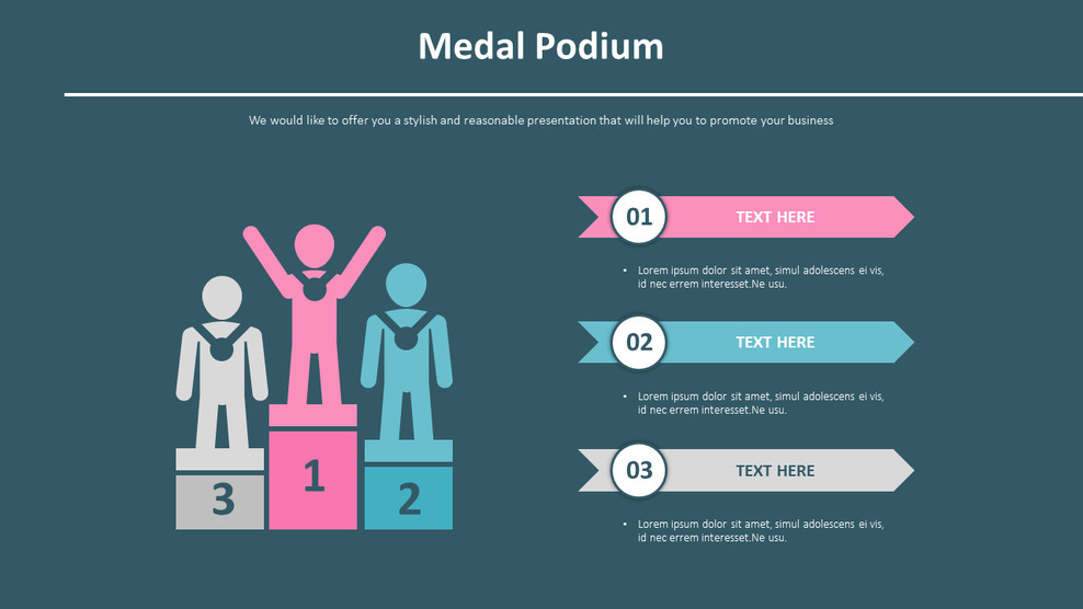 Medal Podium Diagram