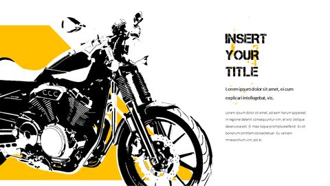 Motorcycle PowerPoint Templates Design