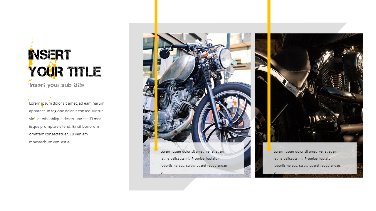 Motorcycle PowerPoint Templates Design
