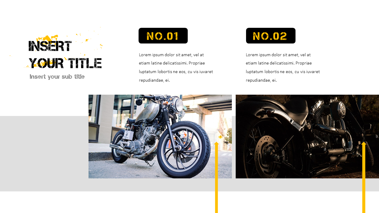 Motorcycle PowerPoint Templates Design