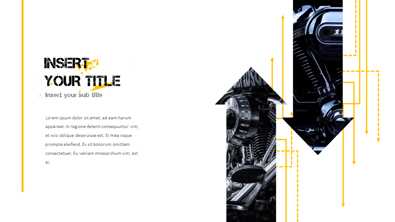 Motorcycle PowerPoint Templates Design