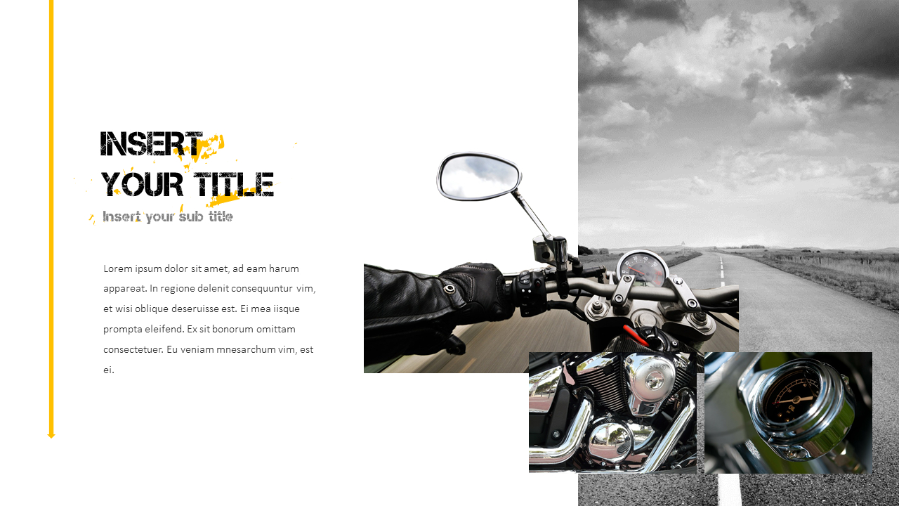 Motorcycle PowerPoint Templates Design