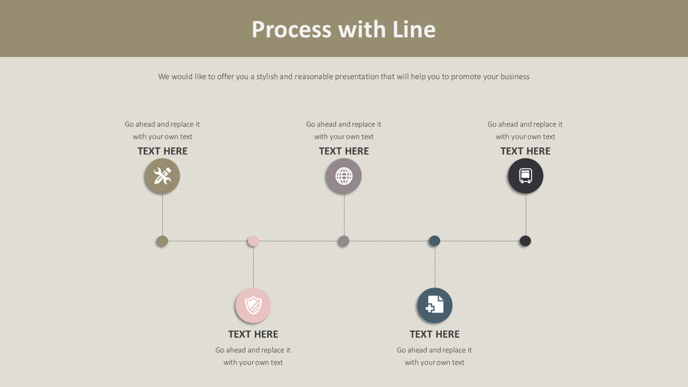 Process with Line Diagram