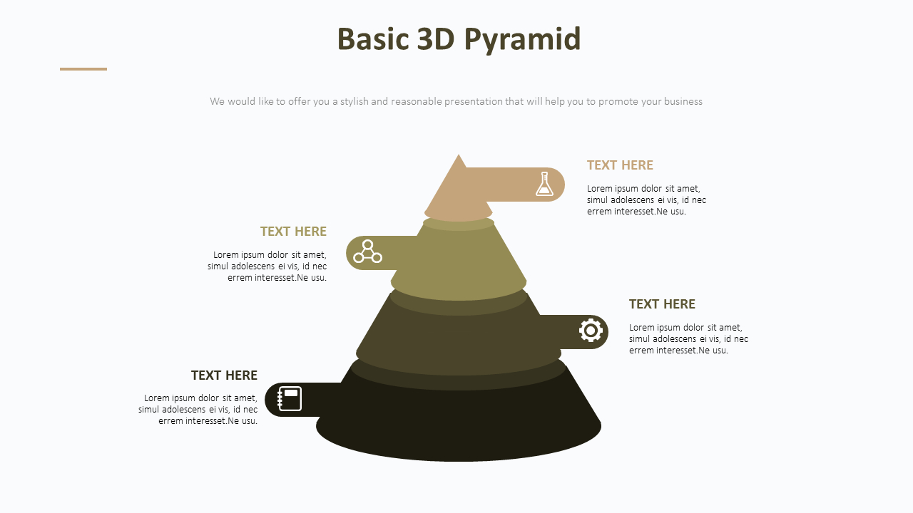 Basic 3D Pyramid Diagram