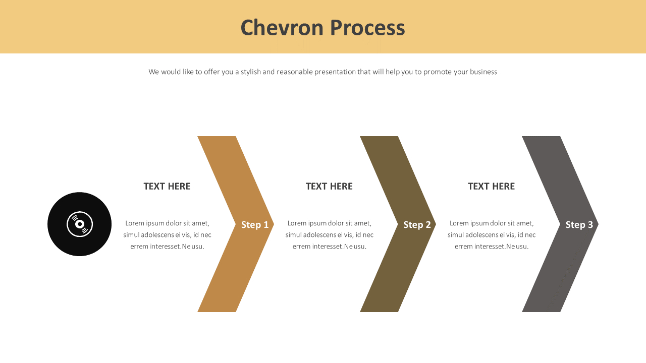 Powerpoint Chevron Template