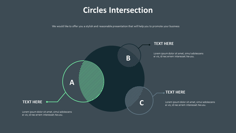 Circles Intersection Diagram|Graph