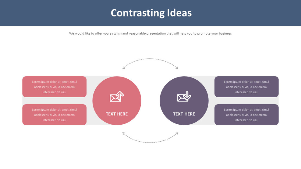 Contrasting Ideas Diagram