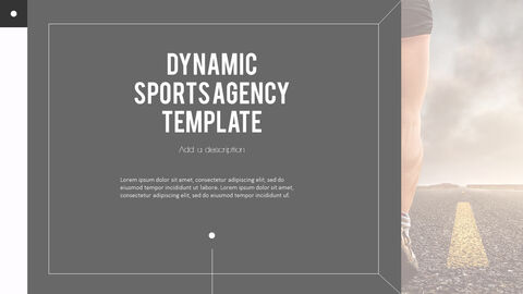 Dynamic Sports Agency PowerPoint Templates for Presentation