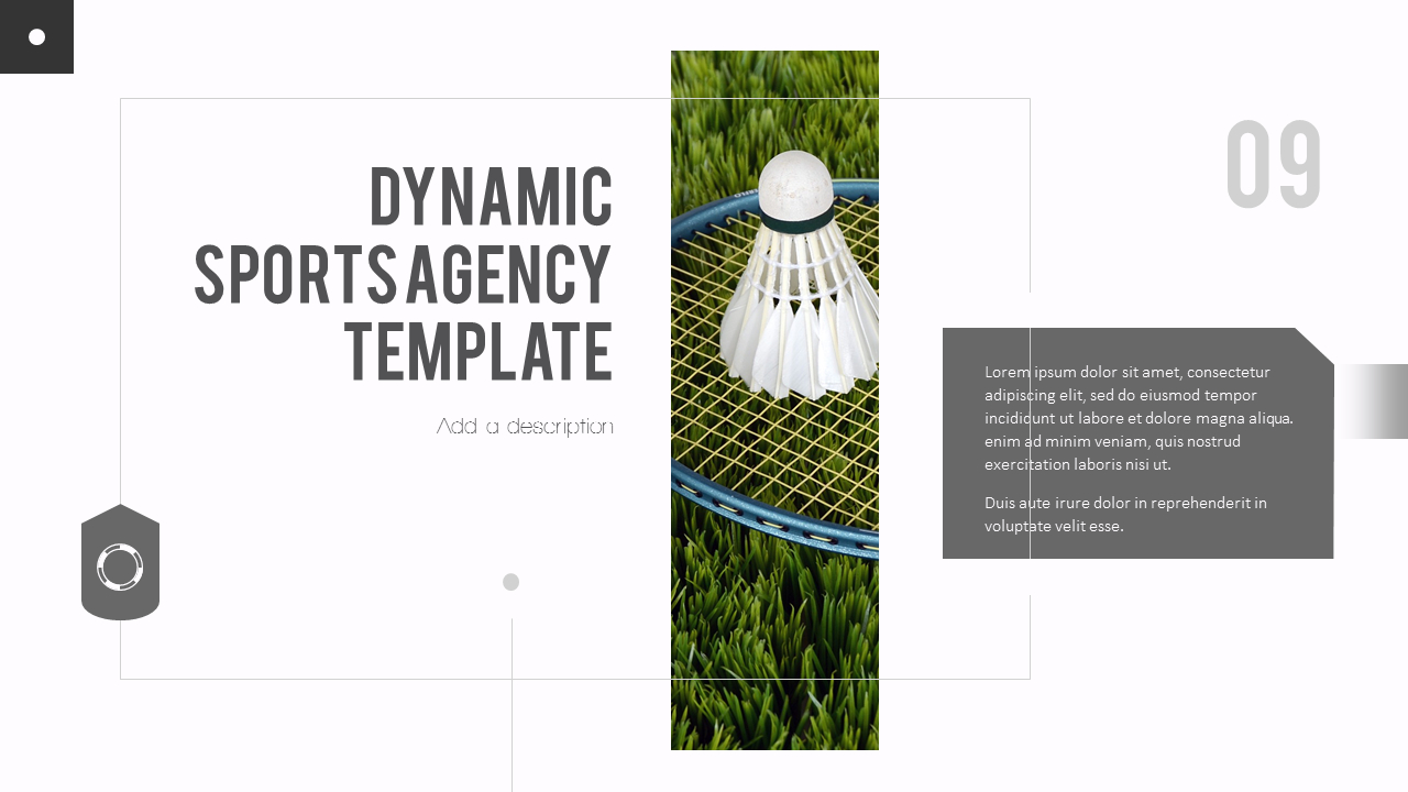 Dynamic Sports Agency PowerPoint Templates for Presentation
