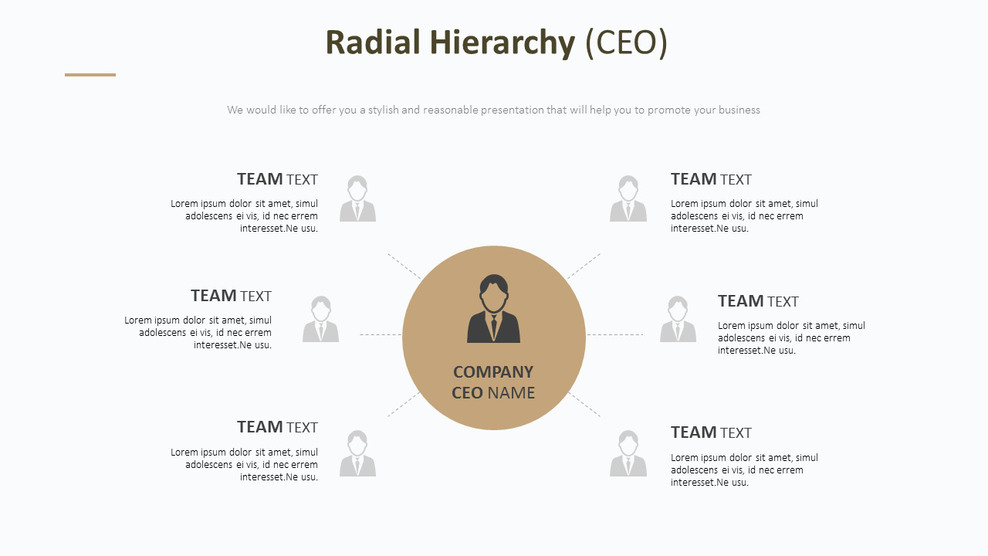 Radial Hierarchy Diagram (CEO)