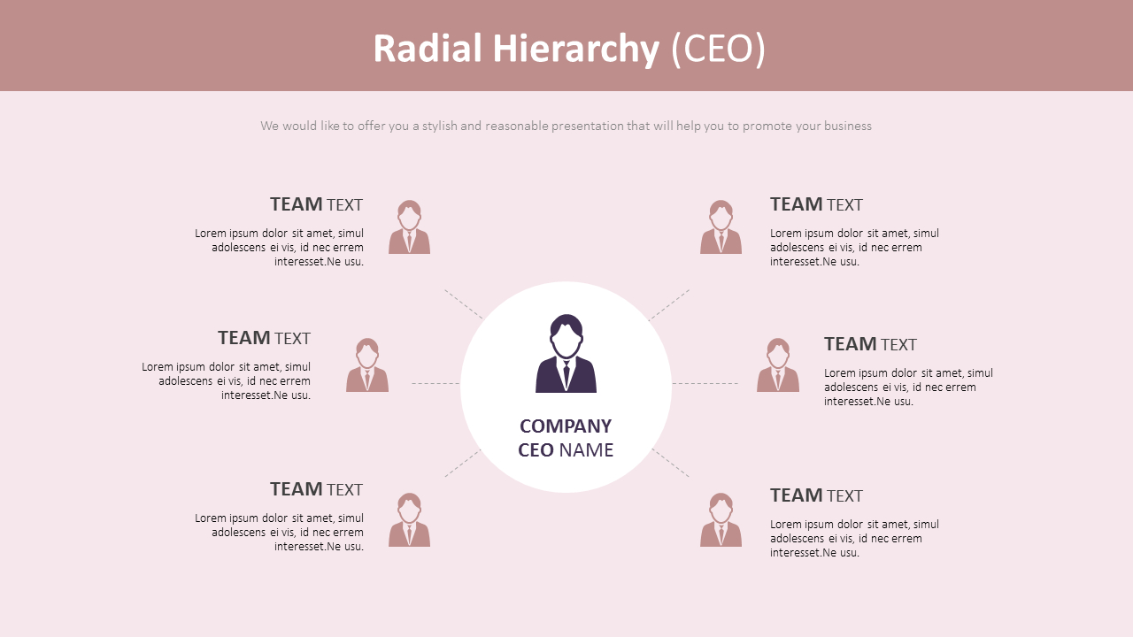 Radial Hierarchy Diagram (CEO)
