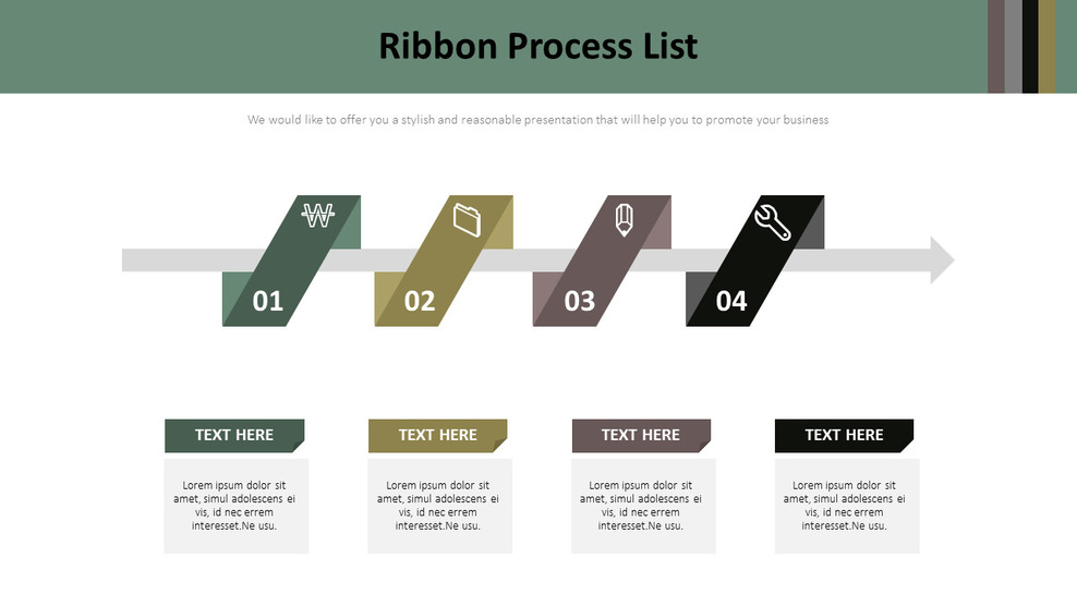 Ribbon Process List Diagram