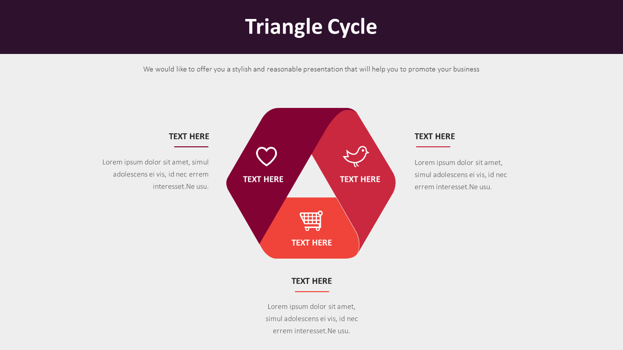 Triangle Cycle Diagram