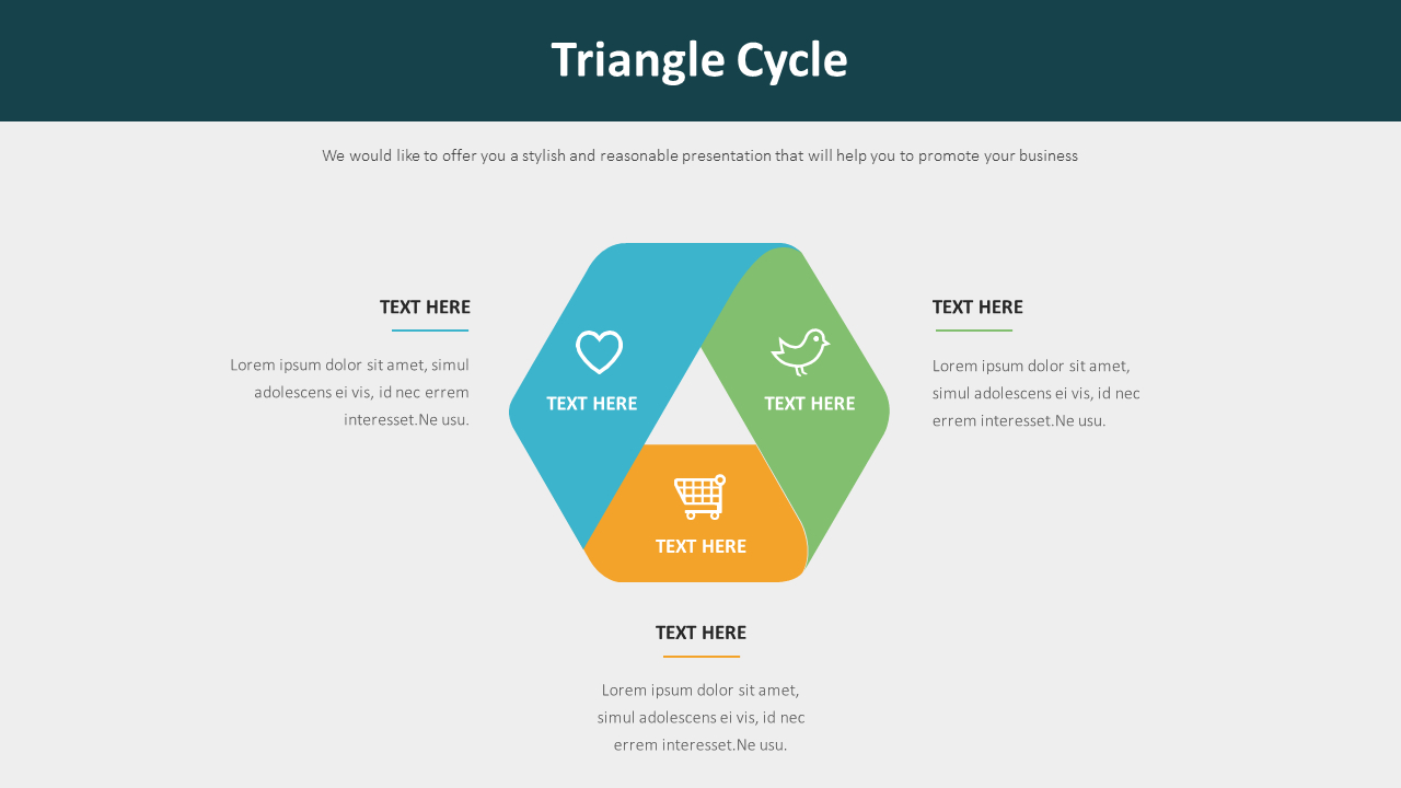 Triangle Cycle Diagram
