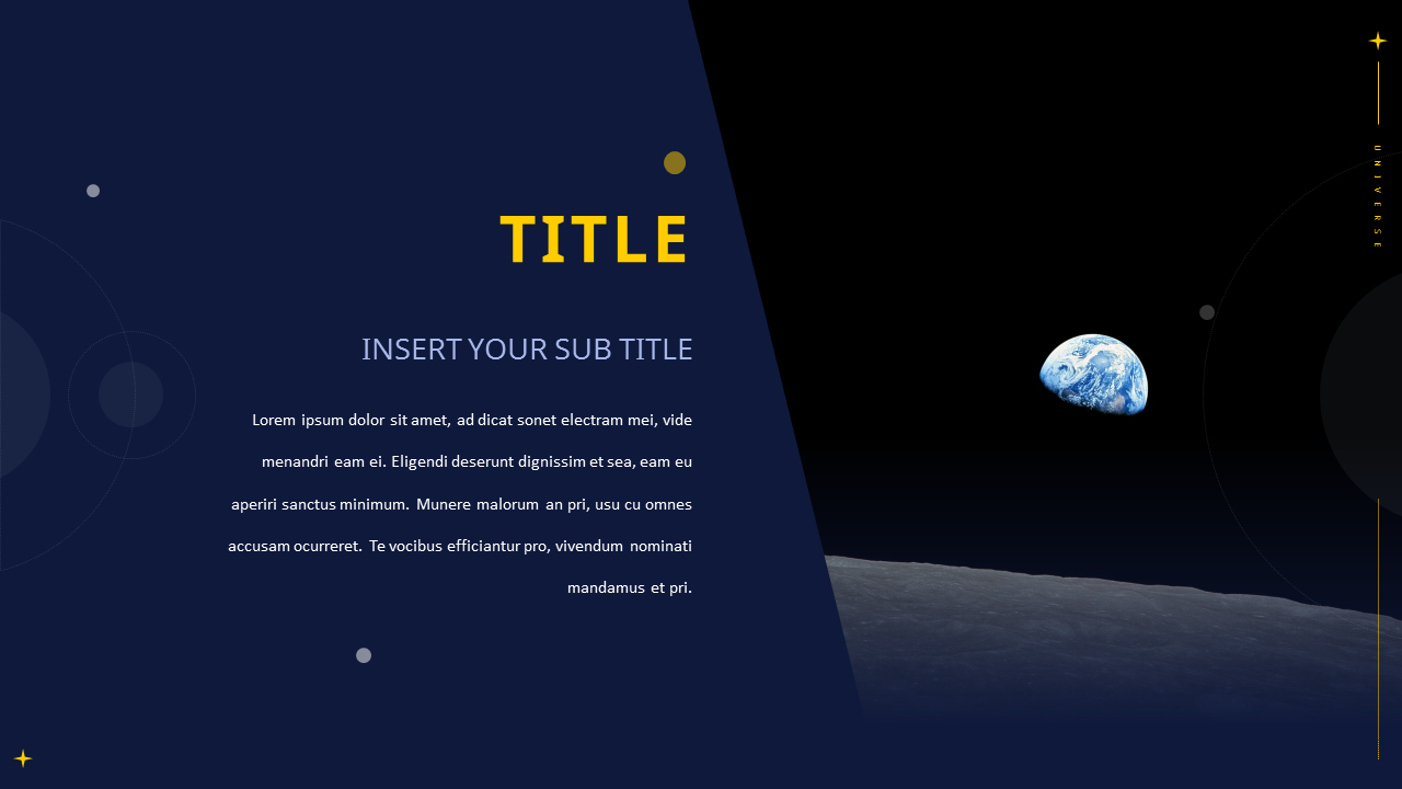 Universe Theme Presentation Templates